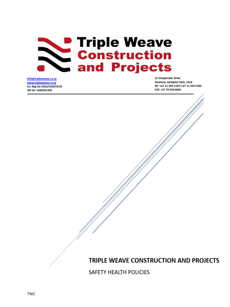 TWC She Policies 2023 | Download Free PDF | Substance Abuse | Hand Washing