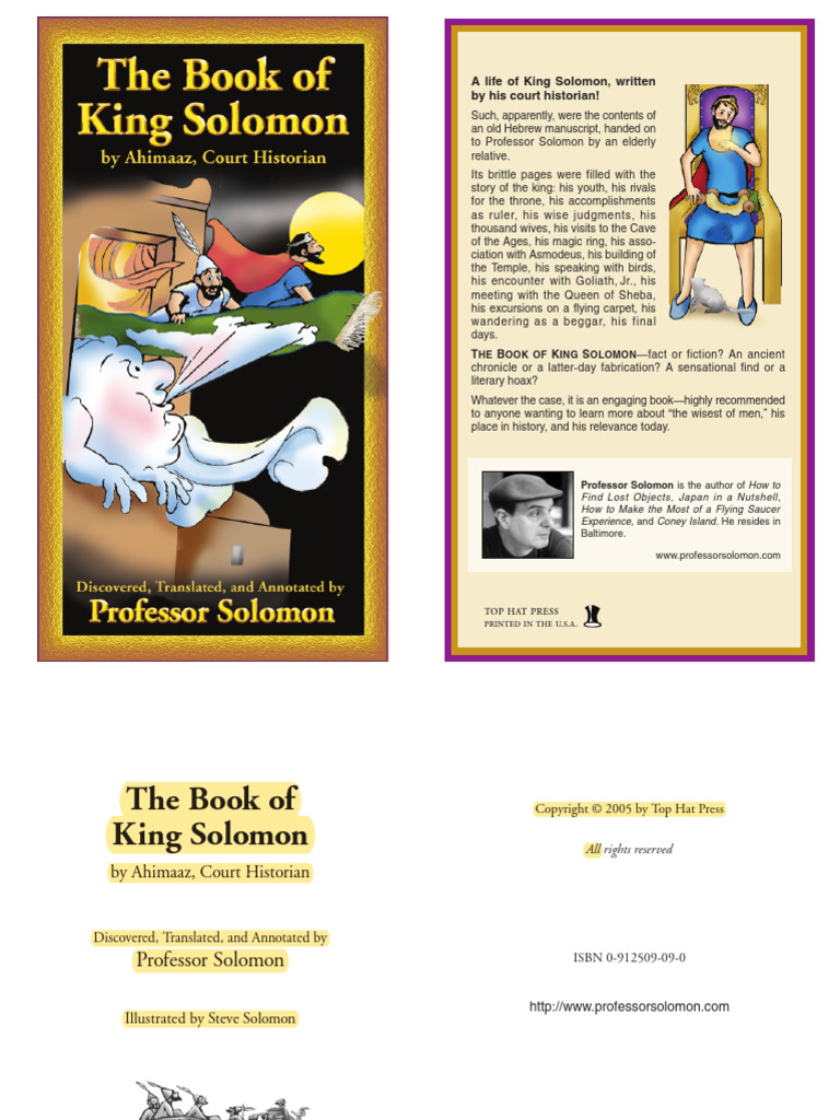 Edu5 KingSolomon | PDF | Solomons | David