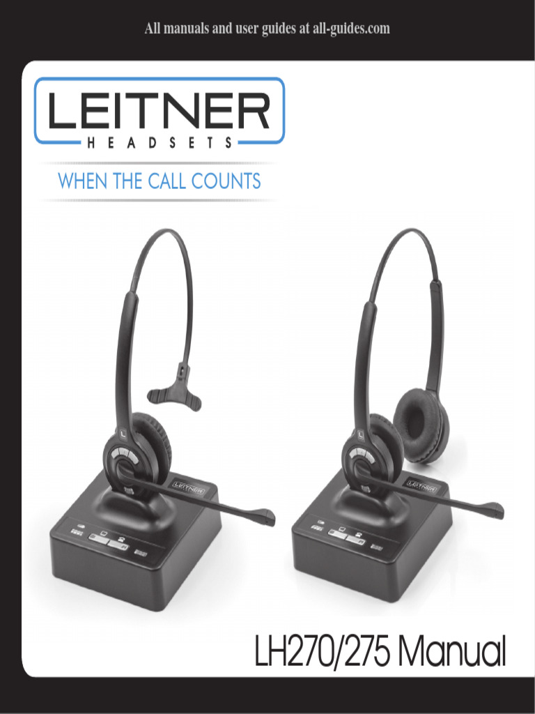 Leitner LH270-275 Manual | PDF