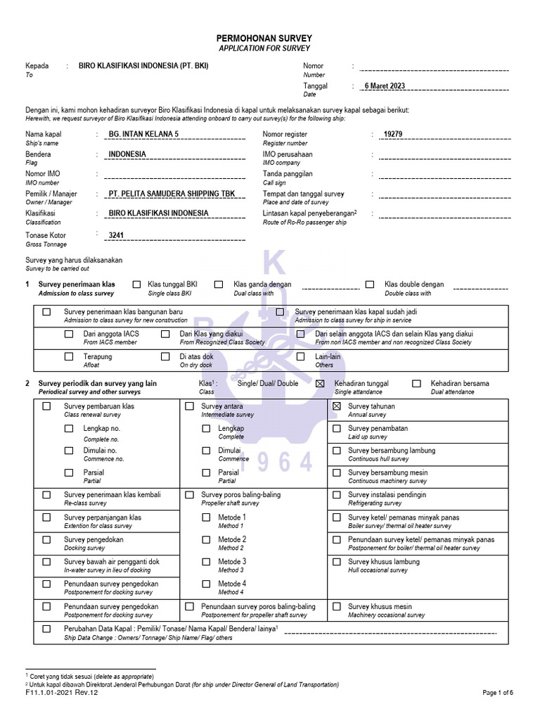 Intan Kelana 5 Form Permohonan Survey Ahs 2 | PDF