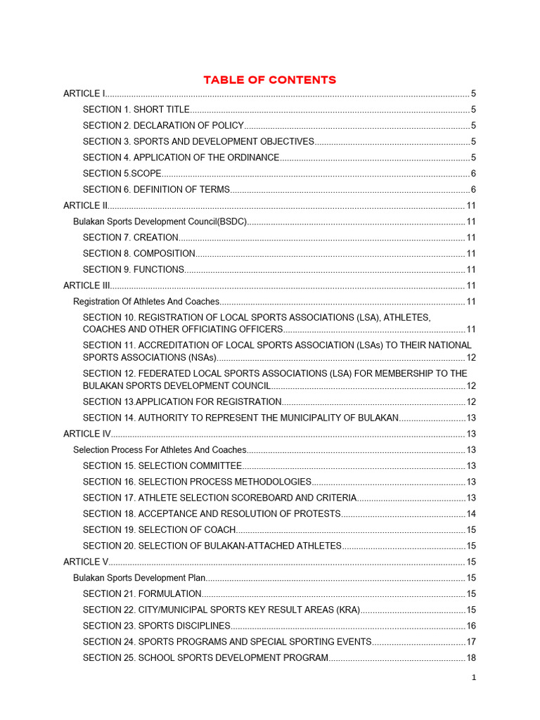 Sports Code | PDF | Sports | Paralympic Games