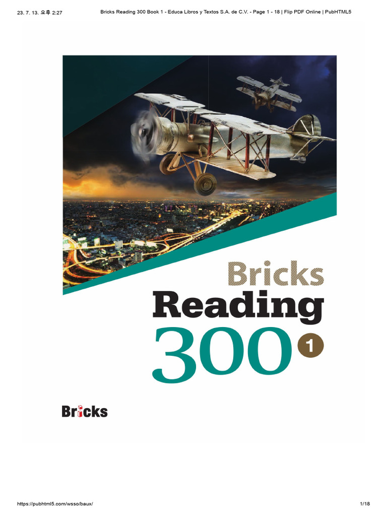 브릭스 리딩 300 Bricks Reading 300 Book 1 - Educa Libros y Textos S.A. de C.V. - Page 1 - 18 - Flip ...