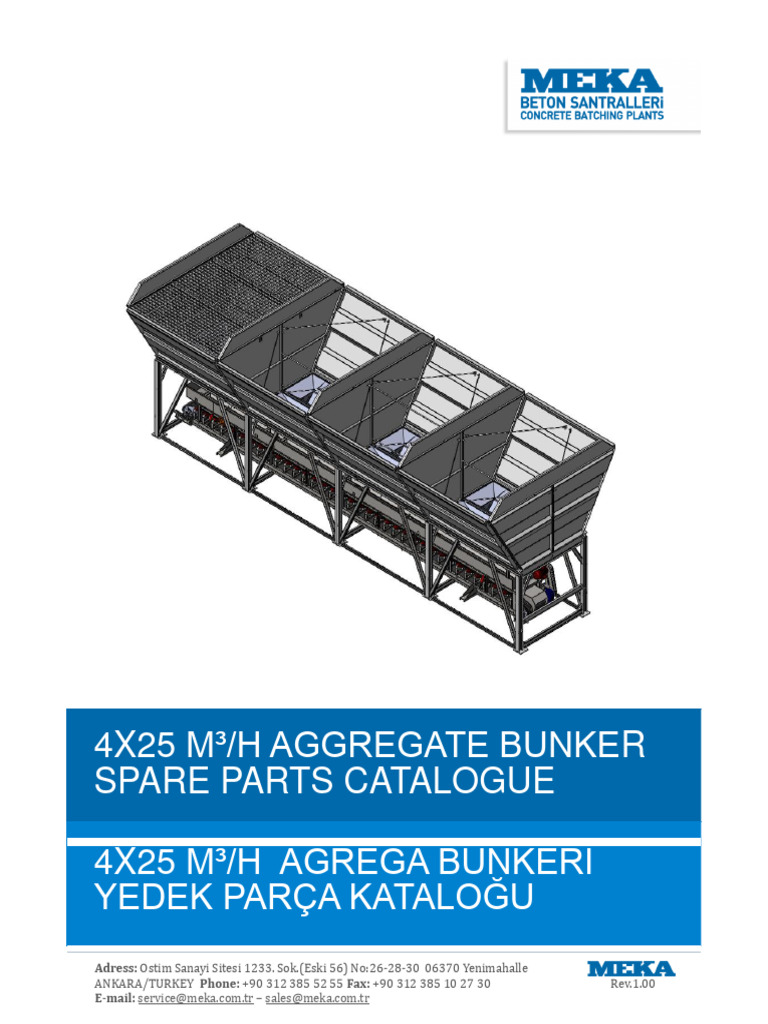 4x25 Aggregate Bunker - Agrega Bunkeri - Kopya (1) | PDF