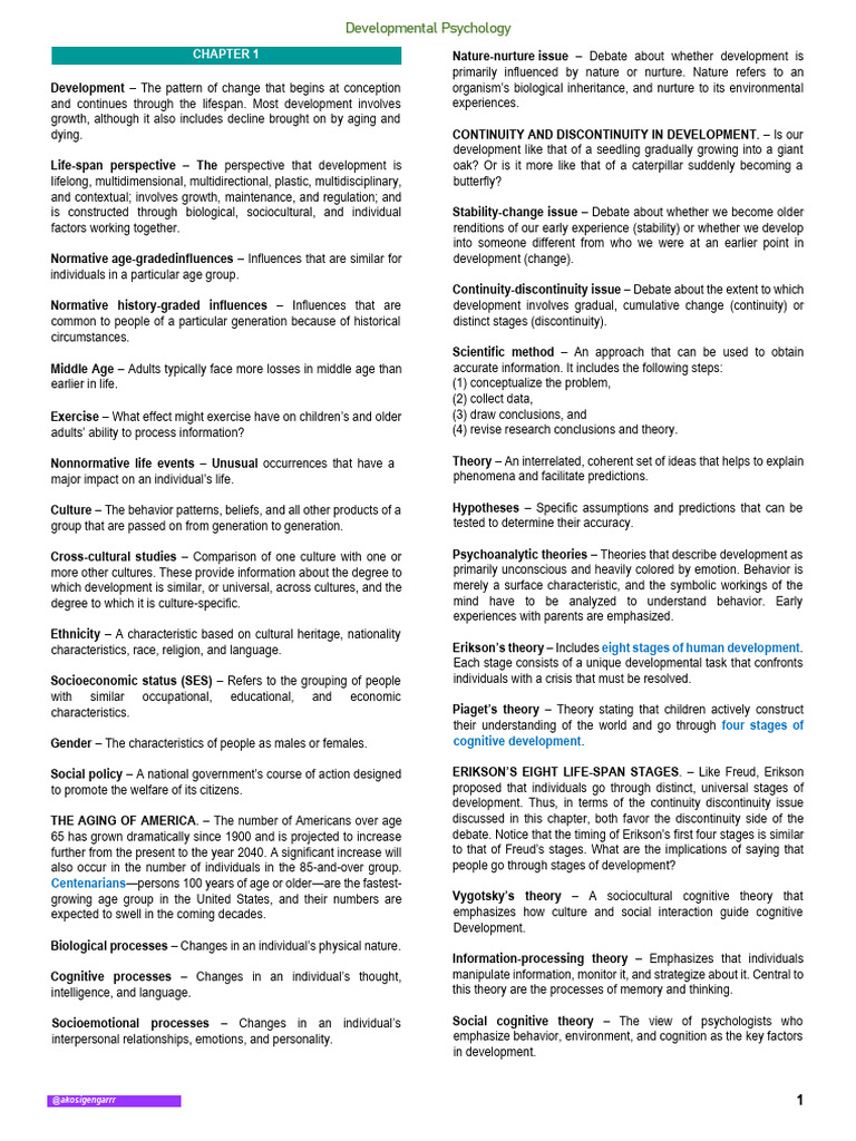 DEV PSYCH Santrock | PDF
