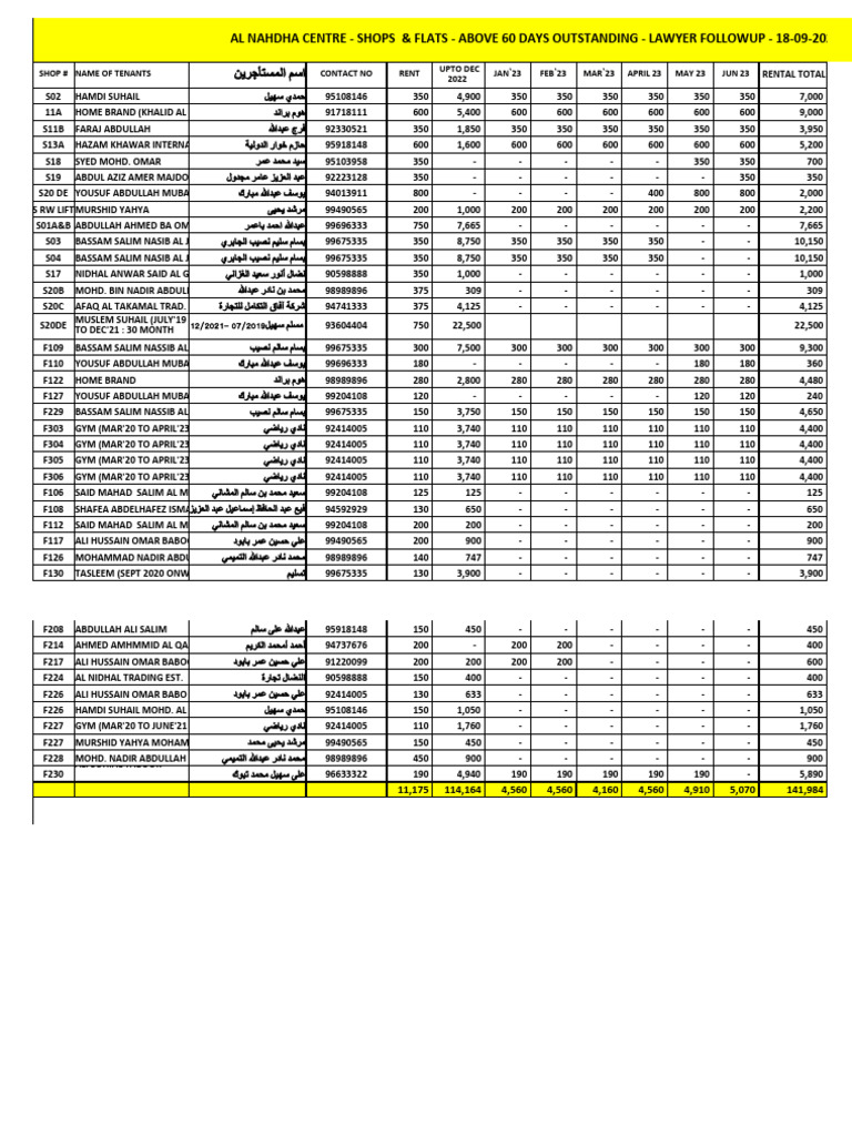 Lawyer Follow Up Above 60 Days | PDF