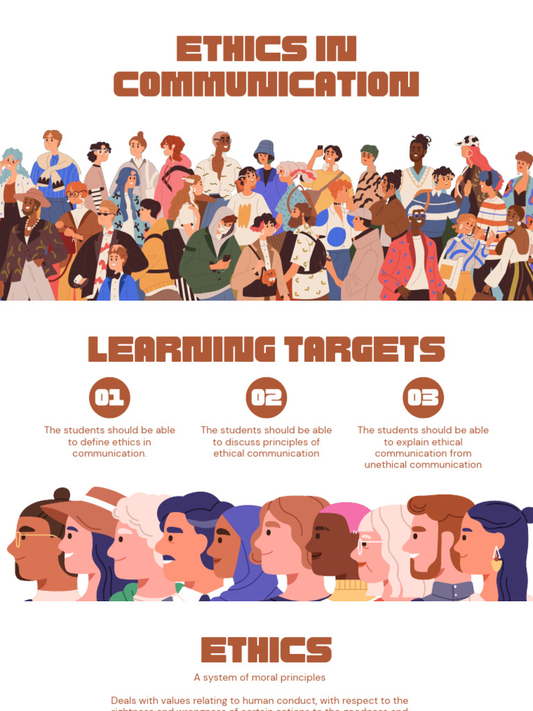 Ethics in Communication | PDF | Communication | Human Communication