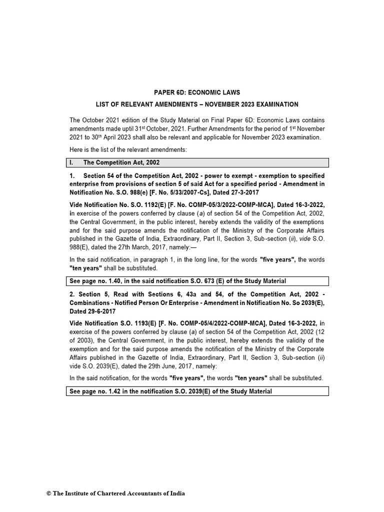 Economic Law Paper Amendment PDF Bankruptcy Liquidation