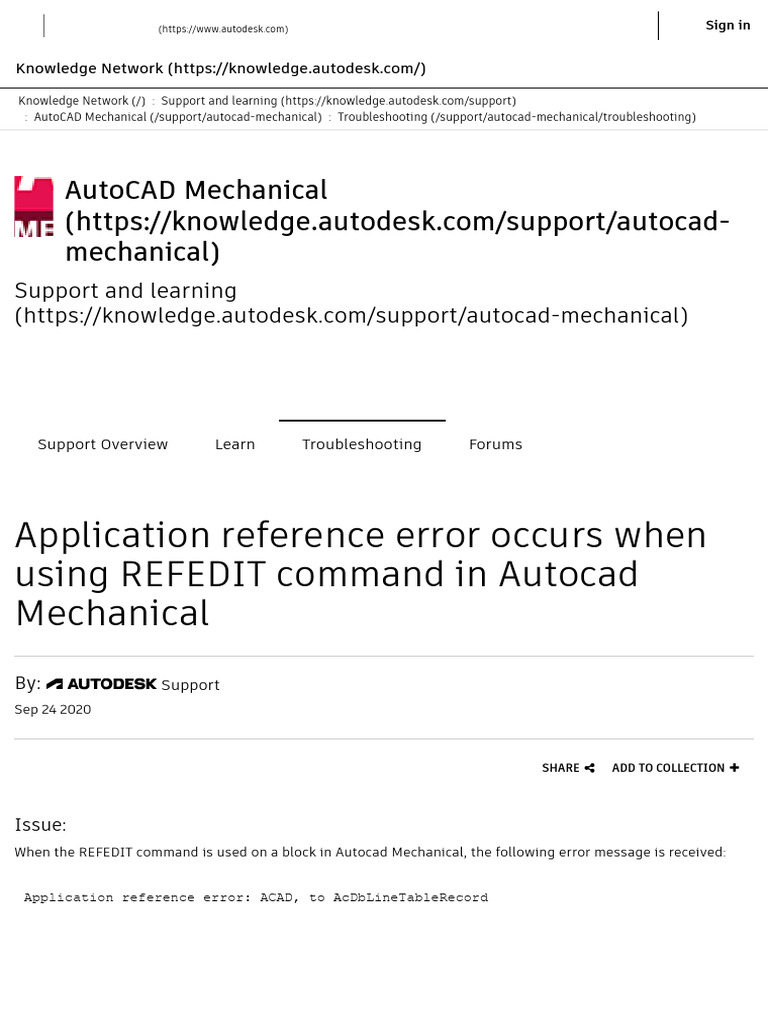 Error Occurs When Using REFEDIT Command in Autocad | PDF Error Occurs When Using REFEDIT Command in Autocad | PDF