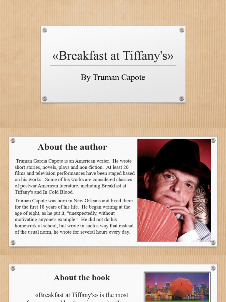 Breakfast at Tiffany's | PDF