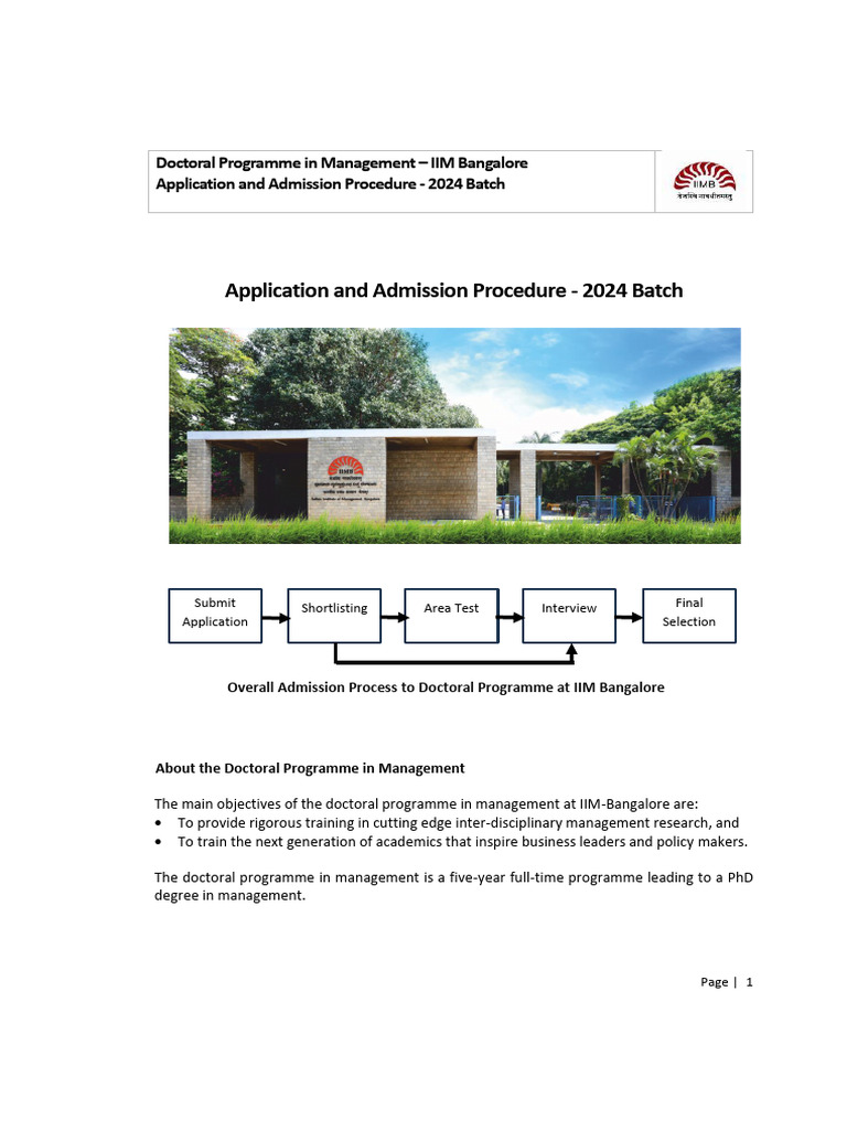 Iim B PHD | PDF