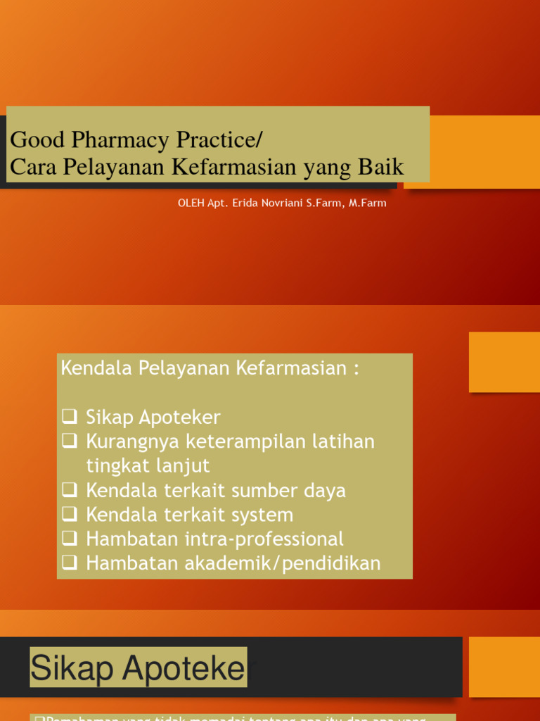 VII-PH-Care Good Pharmacy Practise | PDF