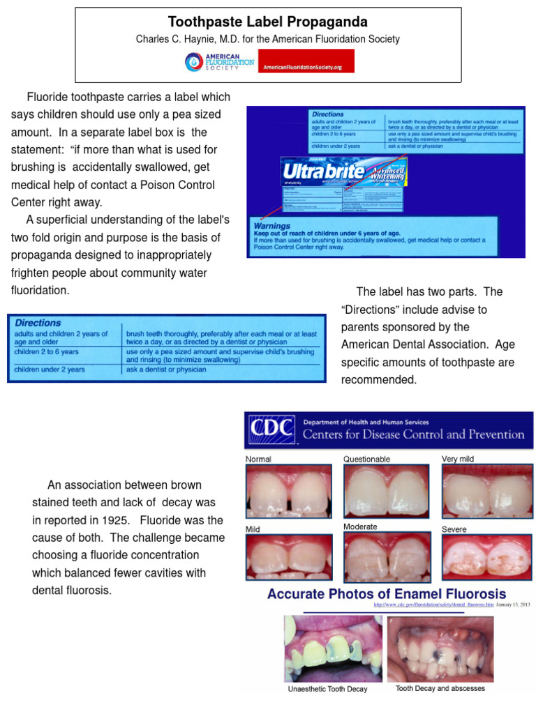 Chuck 2016 07 Toothpaste Label Module | PDF