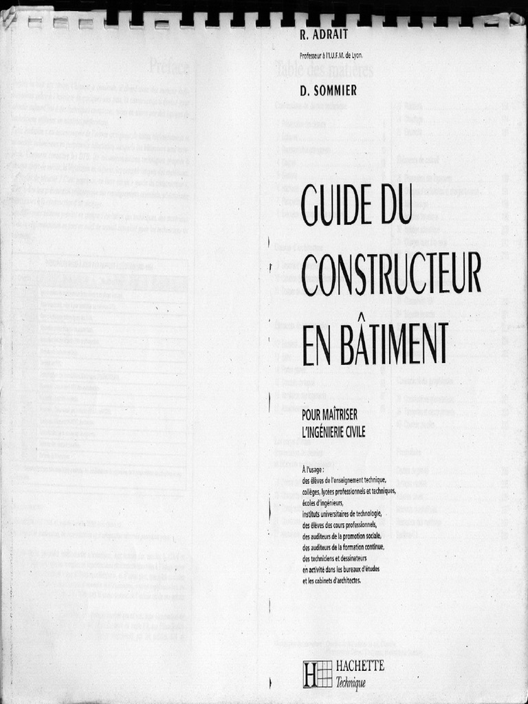 Guide Du Constructeur en Batiment | PDF
