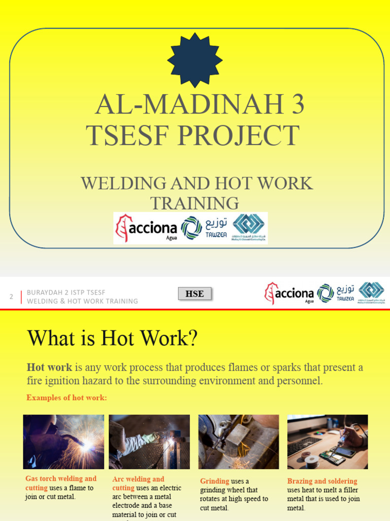 Welding & Hot Work Safety Guide | PDF | Technology & Engineering
