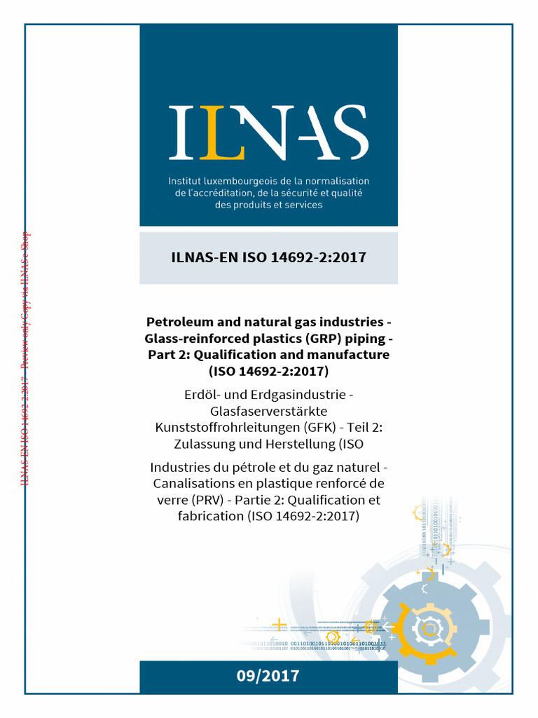 EN ISO 14692-2 (2017) (E) Codified | PDF