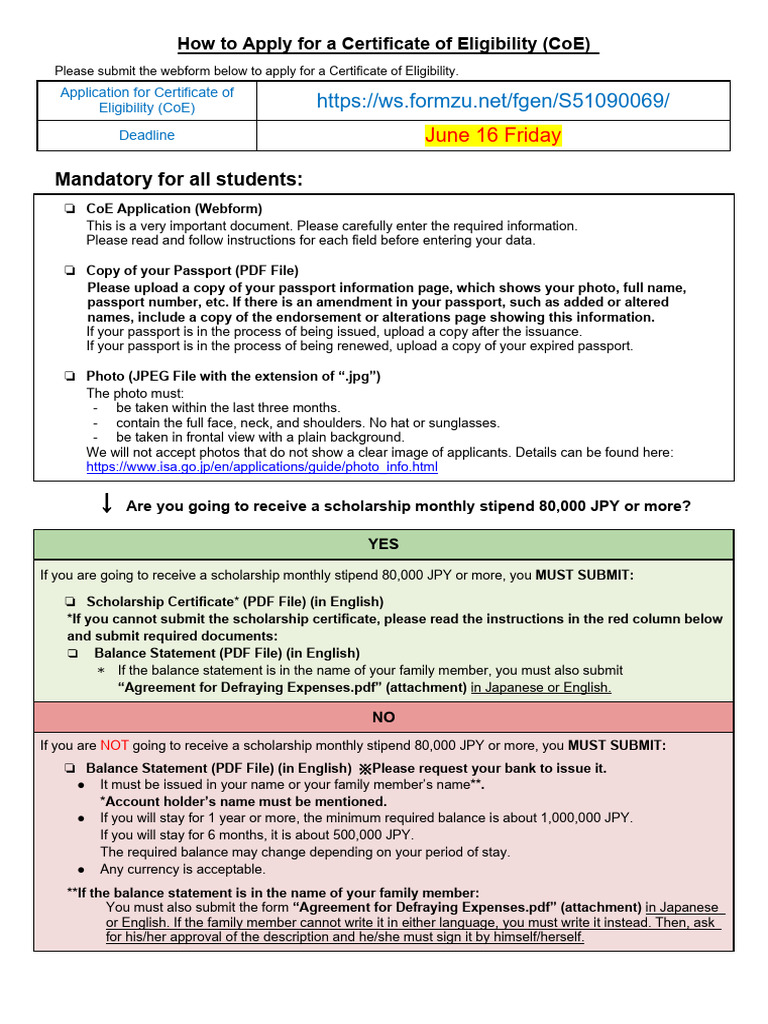 【How to Apply for a CoE - 202310】En | PDF | Career & Growth