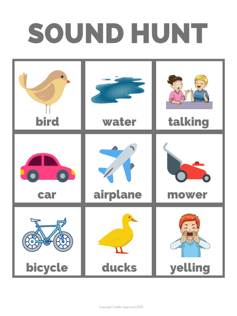 Sound Hunt For Kids | PDF