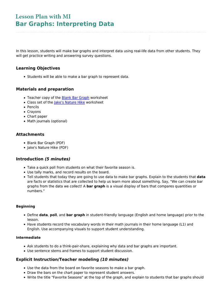 Usr Local SRC Education Com Files Static Lesson Plans Bar Graphs | PDF | Chart | Data