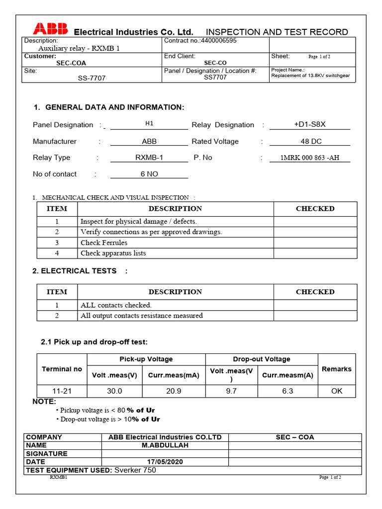 RXMB1 1MRK 000 863-Ah | PDF