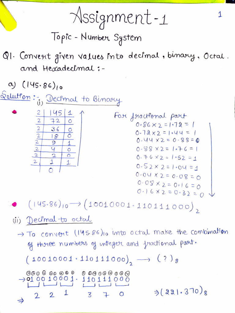 De Assignment 1 | PDF