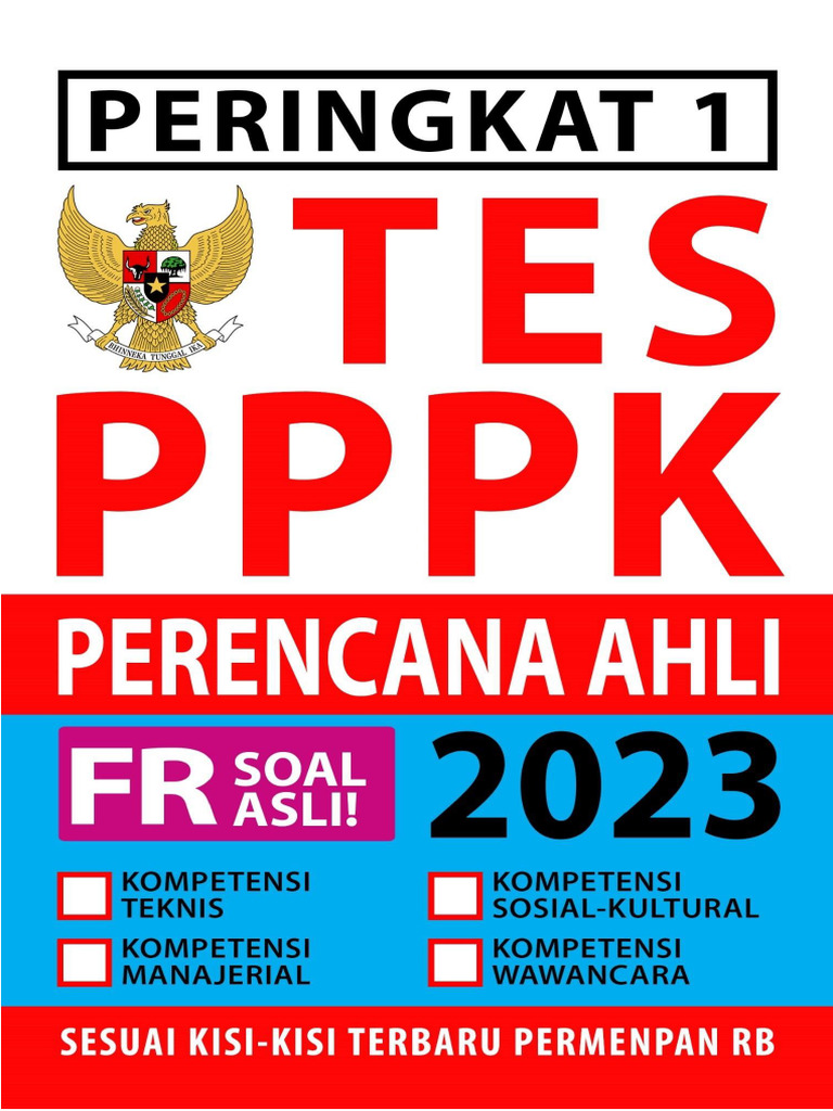 PPPK 2023 - Perencana Ahli 2023-1 | PDF