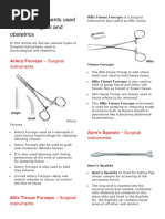 Instruments and Equipment For Labour Room | PDF | Childbirth | Human ...
