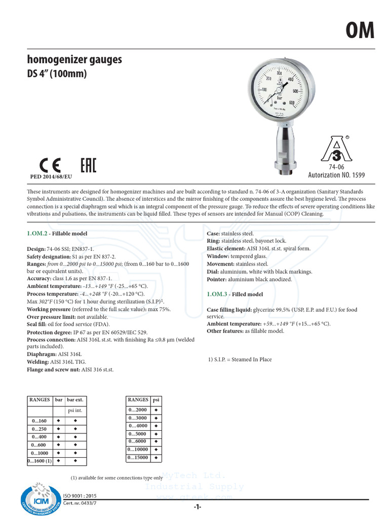 RC6 Data Sheet OM DN100 @en | PDF