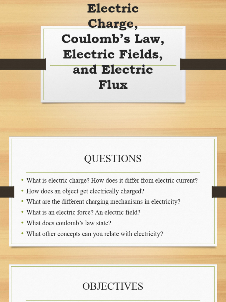 Electric Charge and Coulomb's Law Explained | PDF | Electric Charge | Electric Field