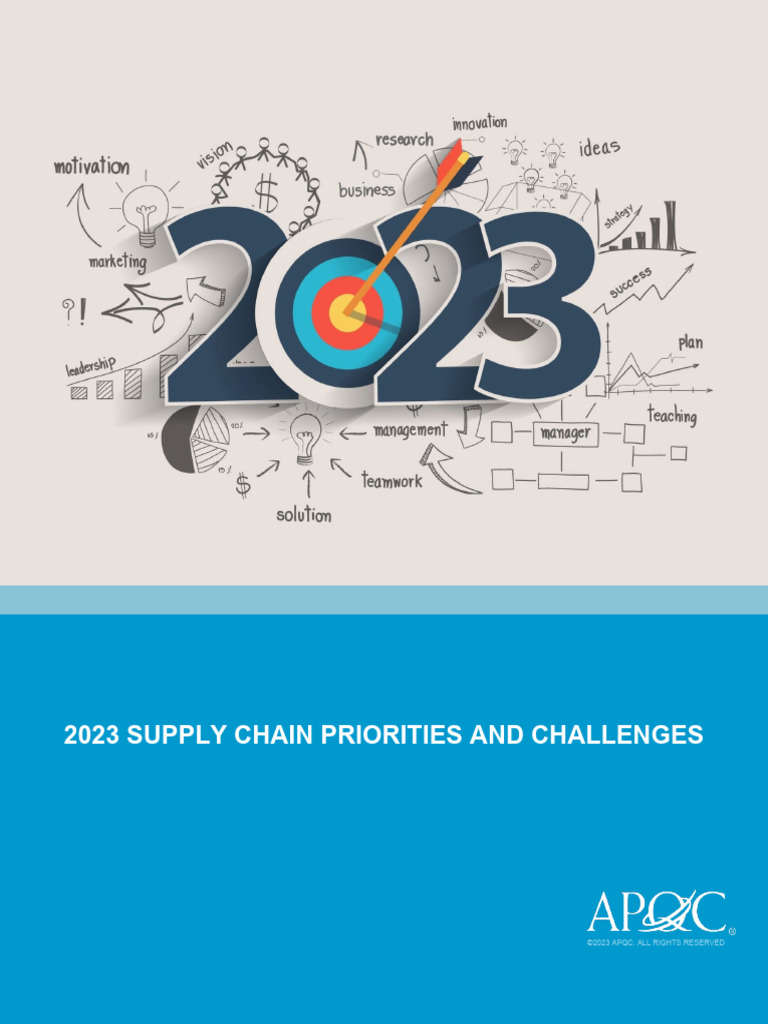 K013079 - SCM - 2023 SCM Priorities and Challenges White Paper - 3 | PDF | Supply Chain ...