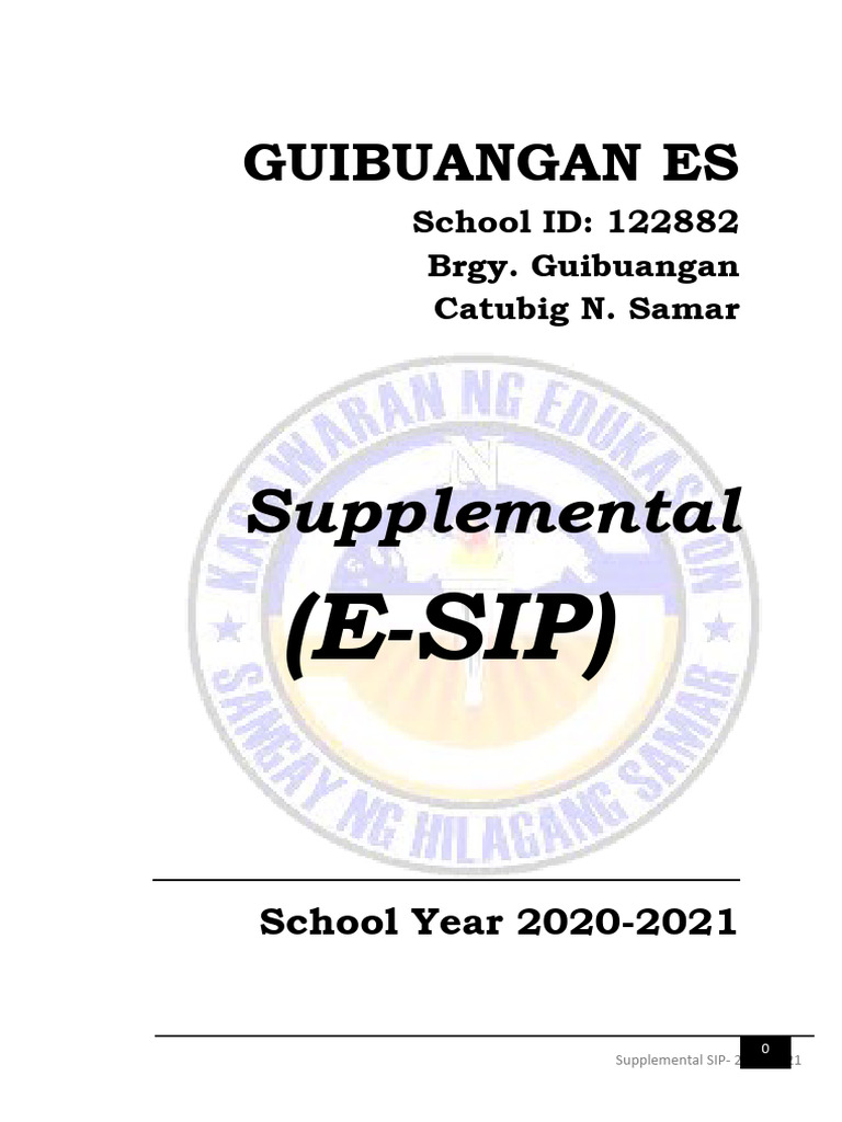 Suplemental ESIP-2021 | PDF | Learning | Literacy