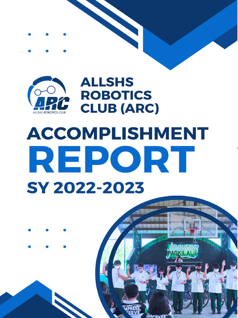 ACCOMPLISHMENT REPORT ARC V1 | PDF | Science, Technology, Engineering ...