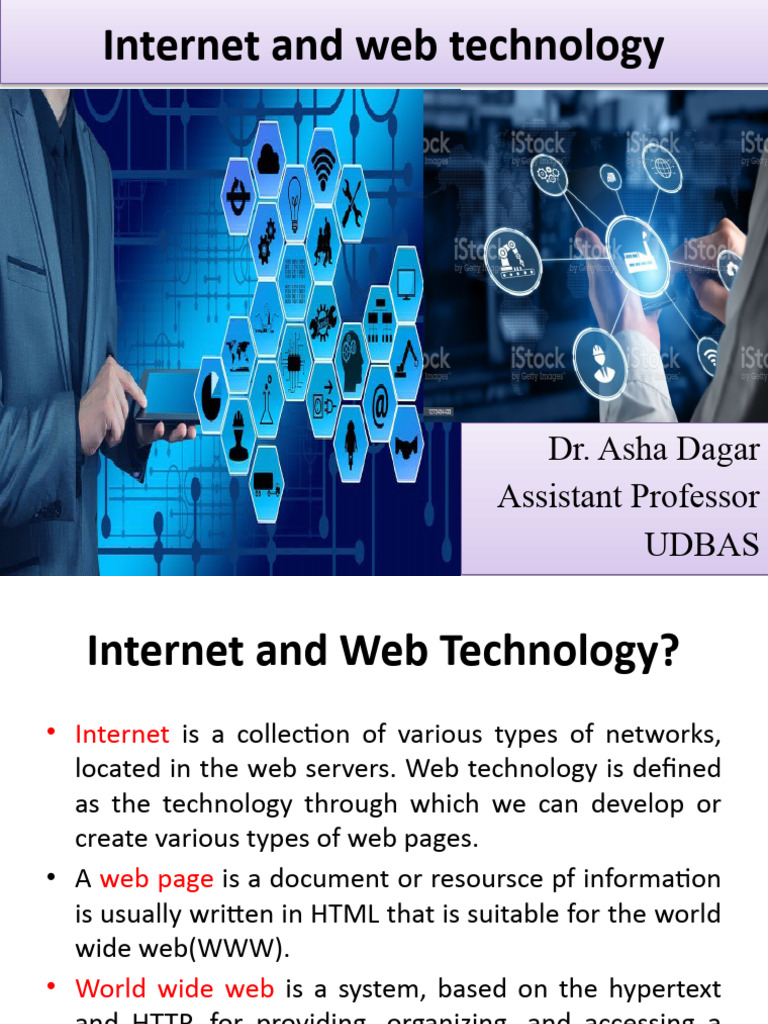 Internet & Web Techologies#ICT#WWW#web Page #Web Browser#web Server | PDF | Dynamic Web Page ...