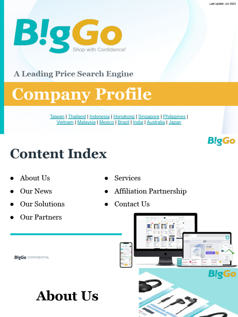 (Sales Deck) (ID) BigGo Introduction 2023 | PDF | Promotion (Marketing) | Internet