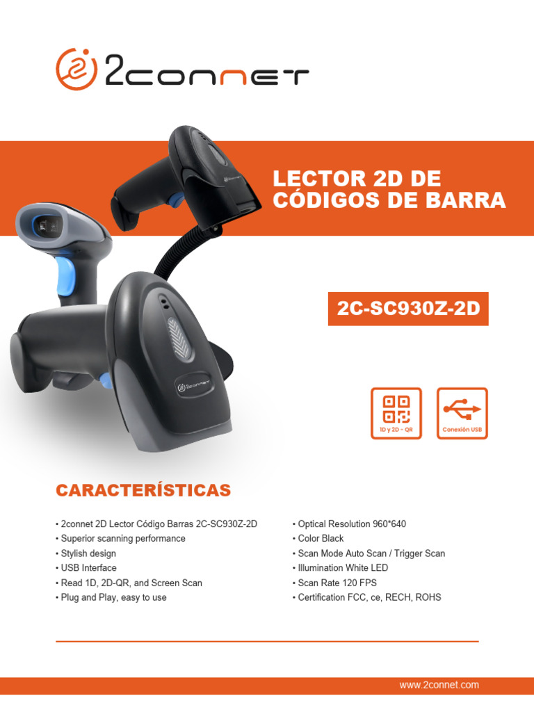 Lector 2D de Códigos de Barra | PDF