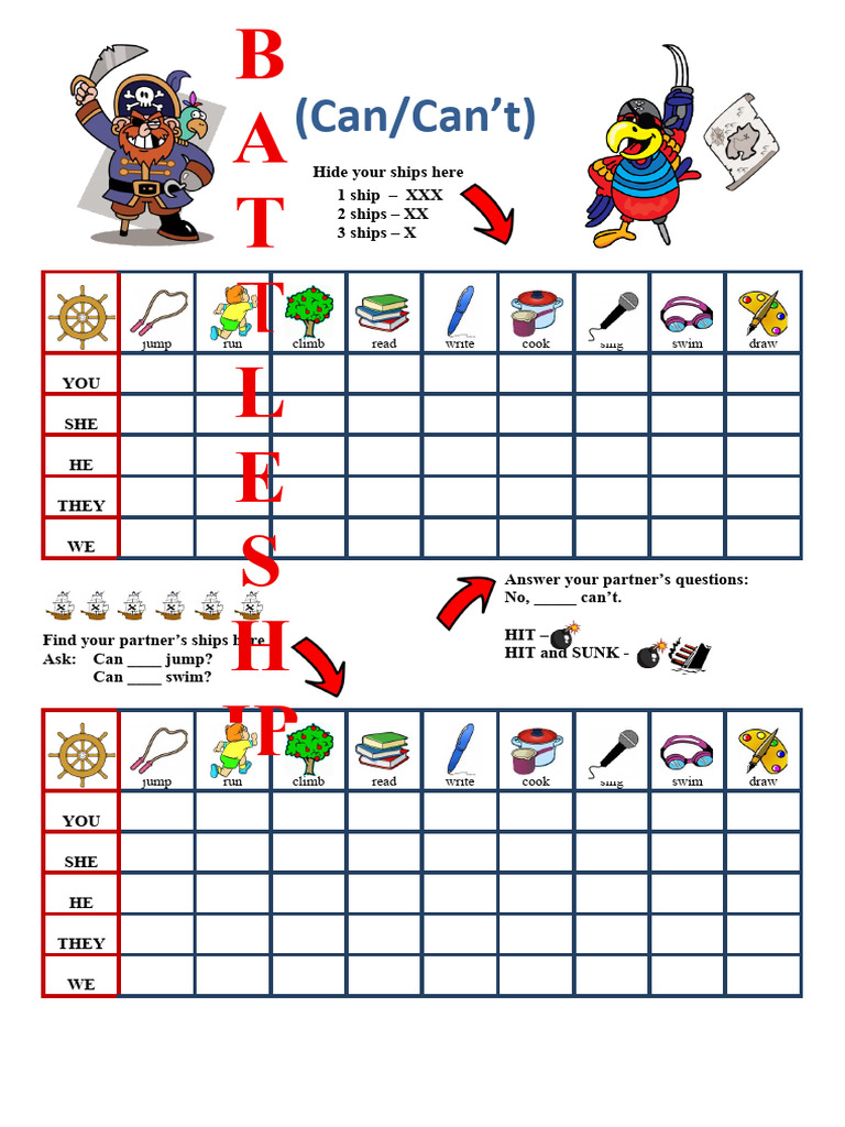 UFLI Battleship Game Instructions | PDF