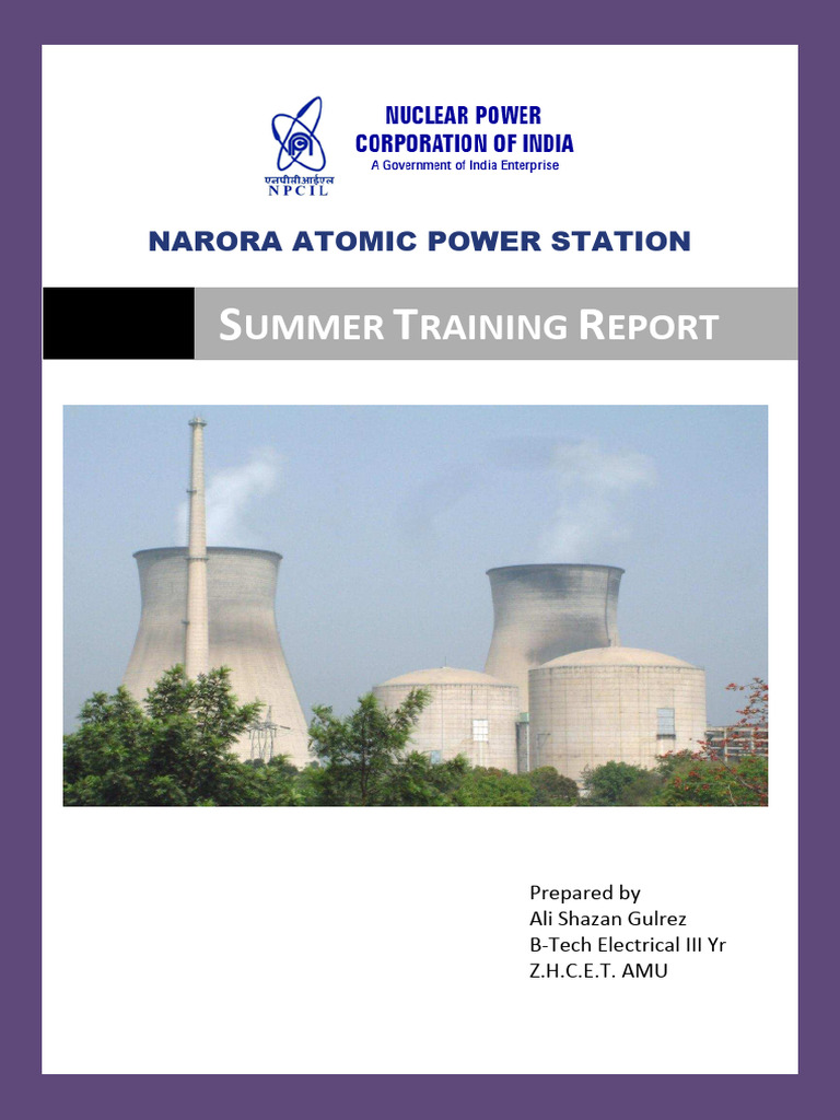 Narora Atomic Power Station Summer Train | PDF | Power Supply | Nuclear ...