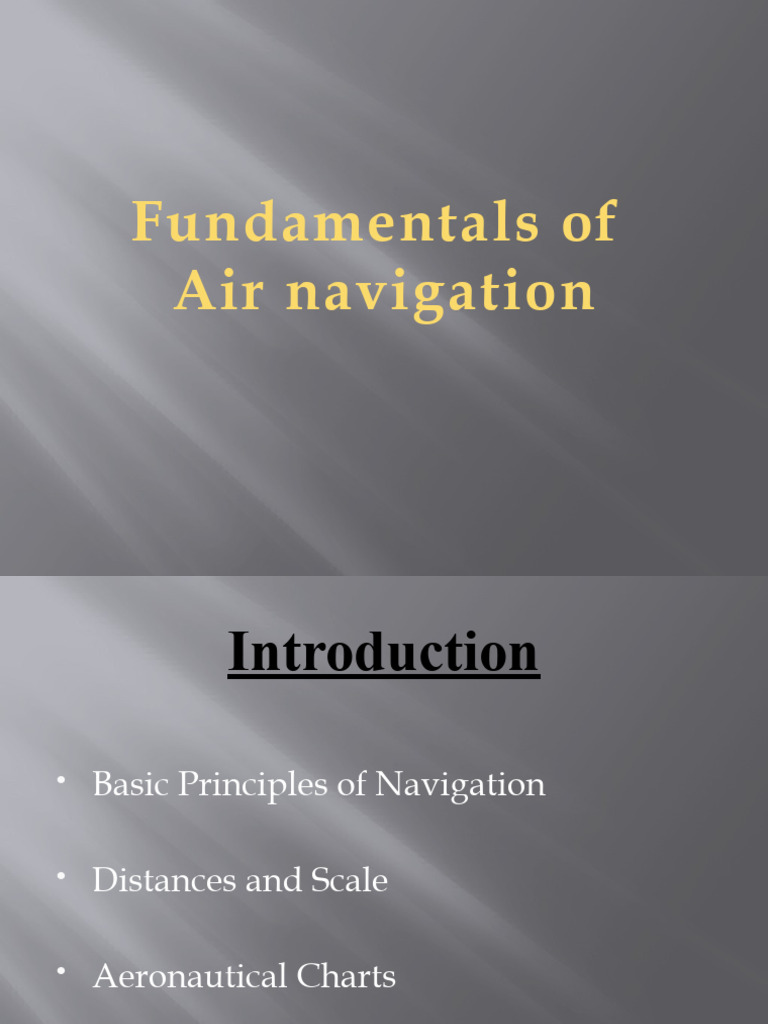 Fundamentals of Air Navigation | PDF | Navigation | Aviation