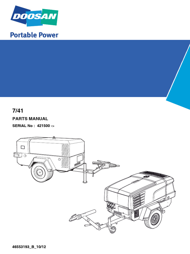 Doosan 7/41 Parts Manual | PDF | Screw | Machines
