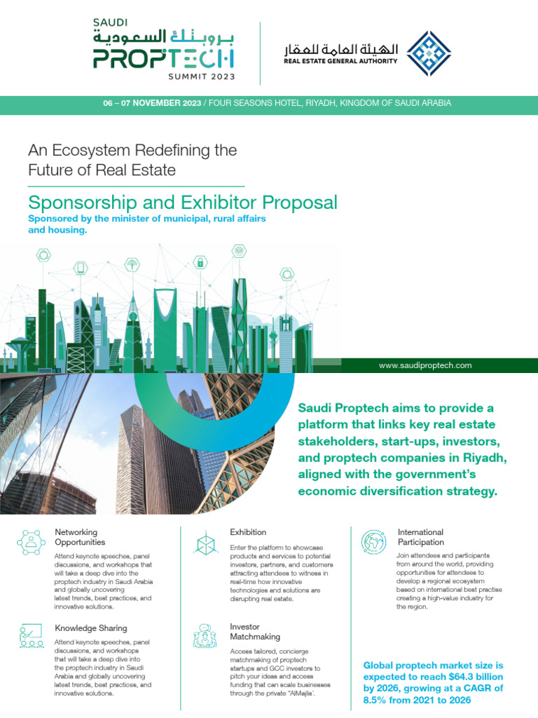 Global Proptech Summit Riyadh 2025 | PDF | Startup Company | Small Business & Entrepreneurs