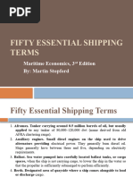 Chartering Terms and Definitions | PDF | Cargo | Ships