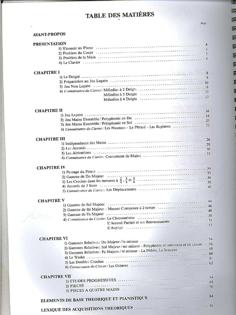 Methode de Piano - Débutants | PDF