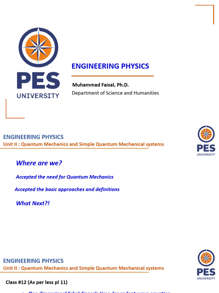 Phy Unit 2 Slides | PDF | Quantum Tunnelling | Radioactive Decay