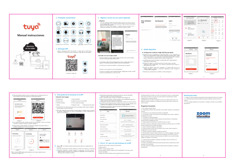 Manual Camaras IP Tuya Smart Wonect | PDF