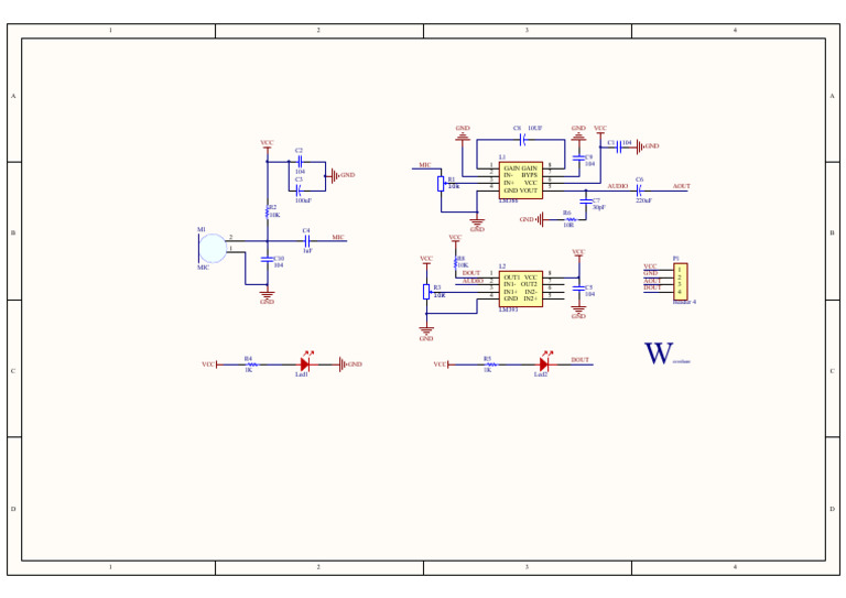 Waveshare Sound Sensor Schematic | PDF