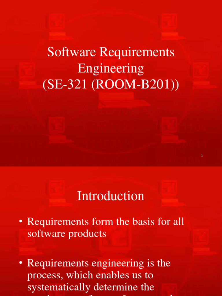 SRE Lecture 01 | PDF