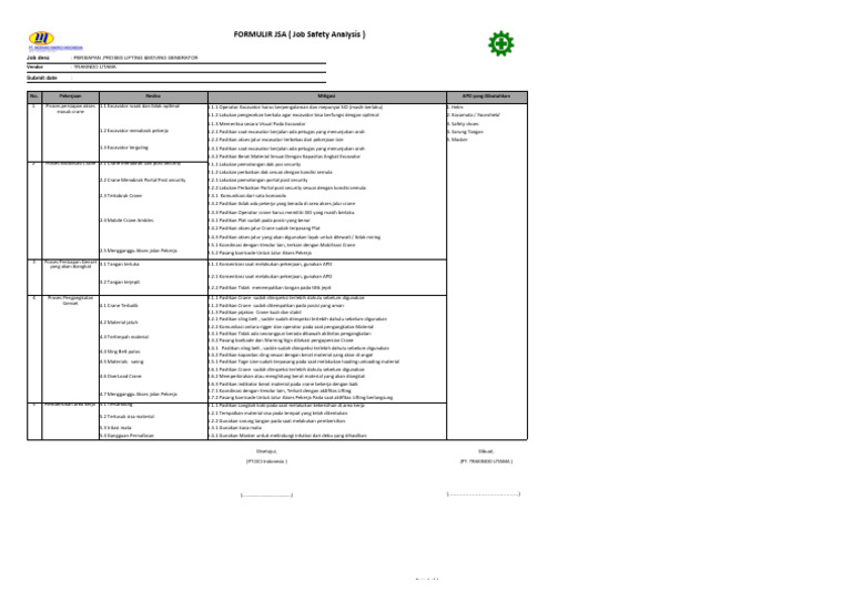 Jsa Lifting Genset | PDF