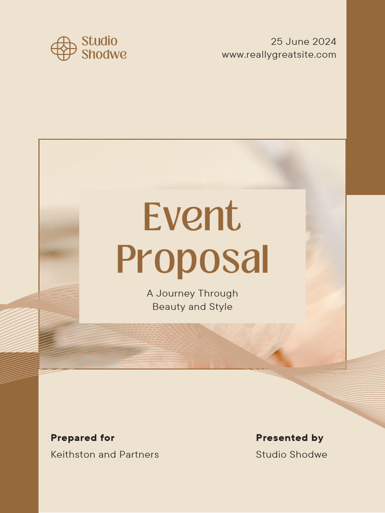 Beige Aesthetic Event Proposal | PDF