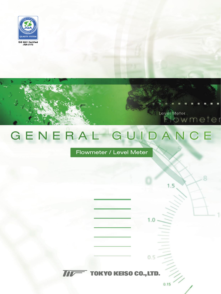 Tokyo Keiso GENERAL - GUIDE - PH-ES107E+Level Gauge | PDF | Flow ...