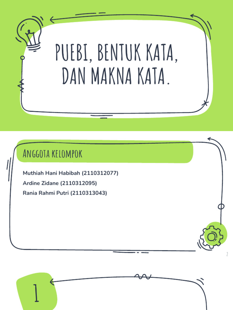 Puebi, Bentuk Kata Dan Makna Kata | PDF