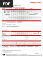 Bajaj Allianz Motor Insurance Claim Form | PDF | Insurance
